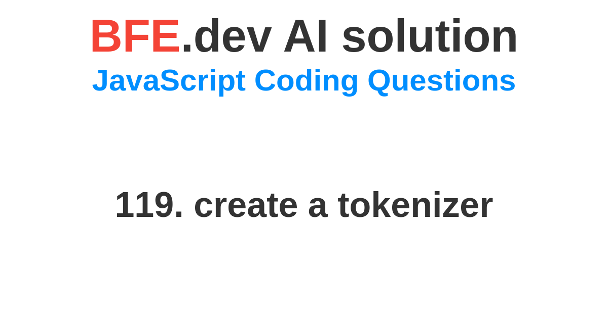 AI solution for JavaScript Coding Question on BFE.dev