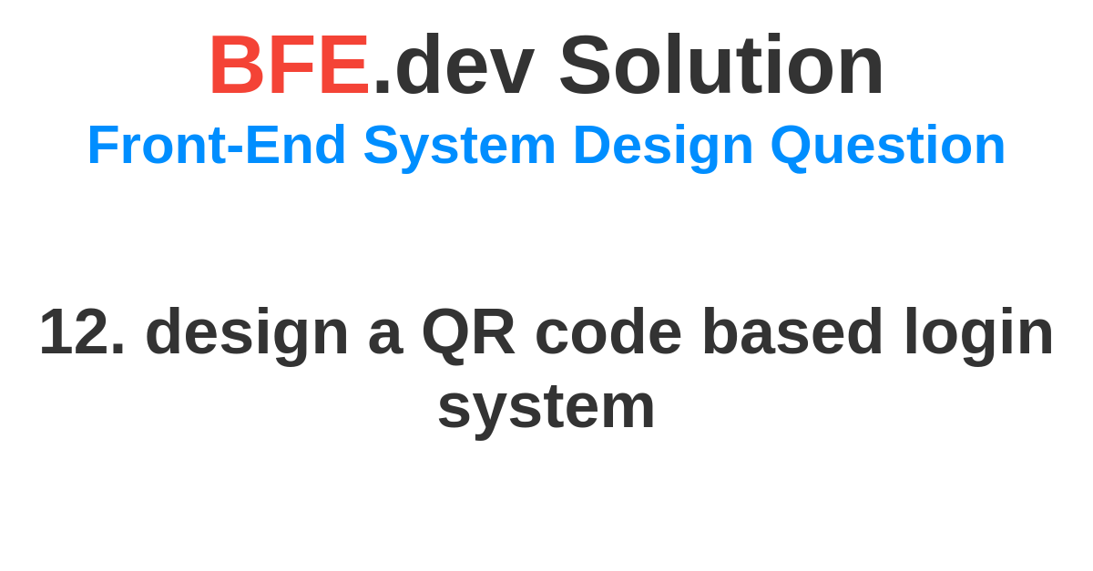 BFE.dev solution for System Design